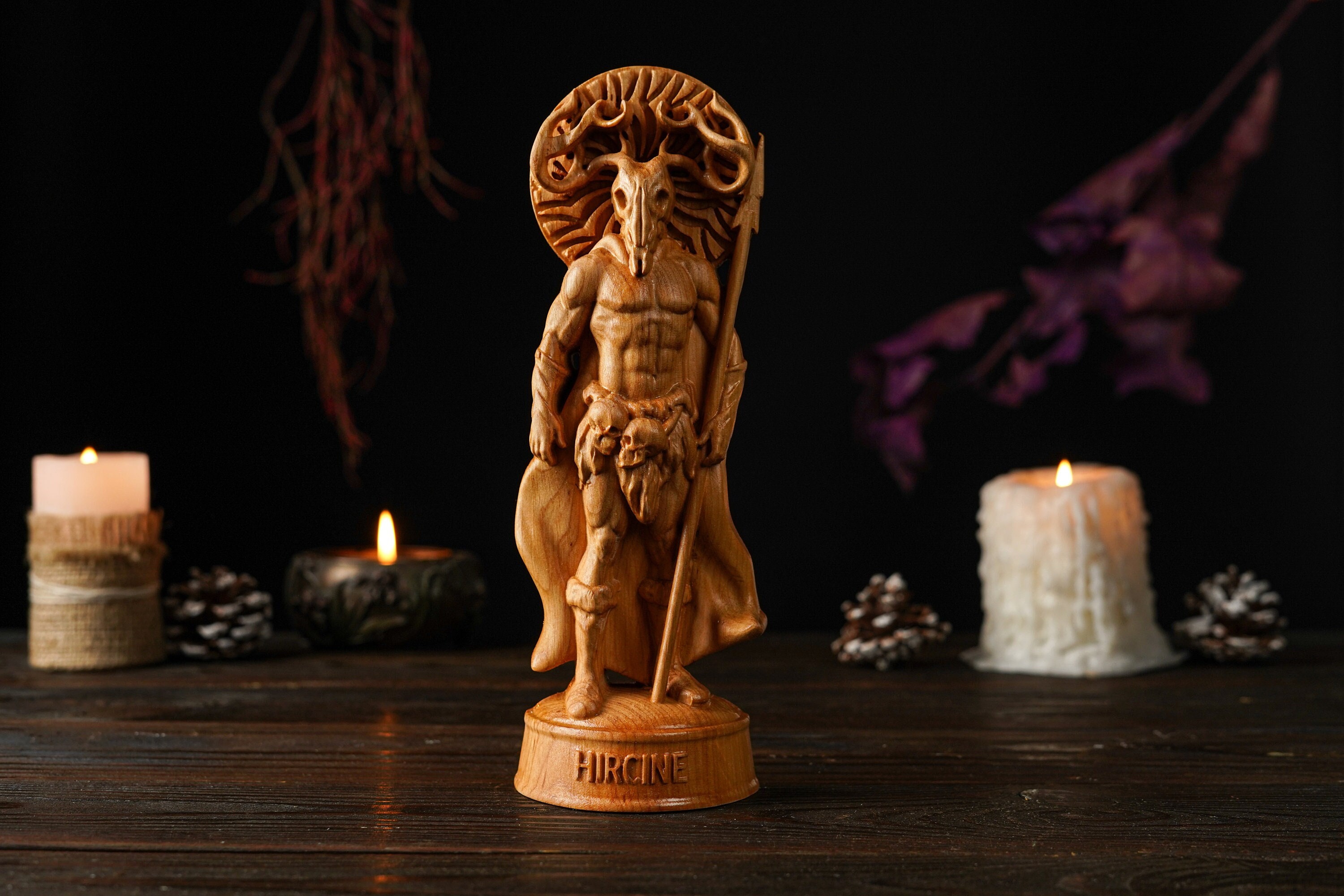 Hircine the Elder Scrolls III Figure Arubinus/arawn Celtic | Etsy