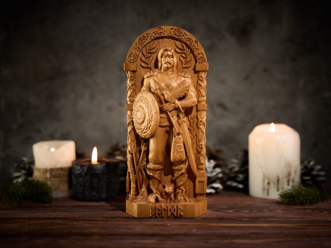 Baldur Norse God Statue, Baldr Norse Figure, Pagan Altar, Norse Gods ...