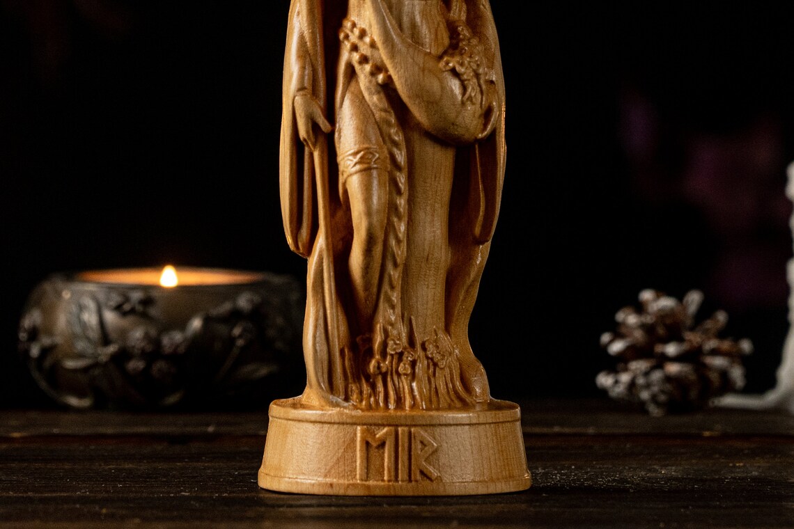 Eir Norse Goddess, Eir Goddess Figure, Norse Goddess, Pagan Statue ...