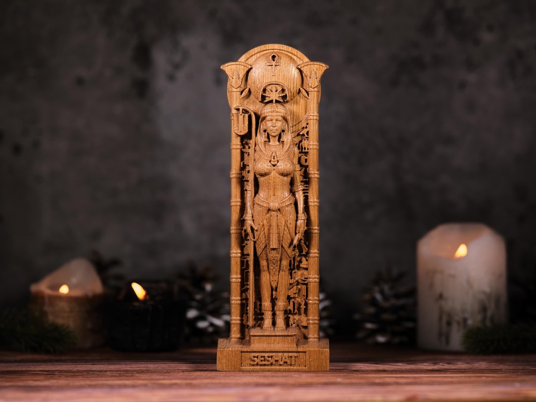 Seshat Egyptian Goddess, Seshat Statue, Ancient Egypt Gods, Egypt Gods ...