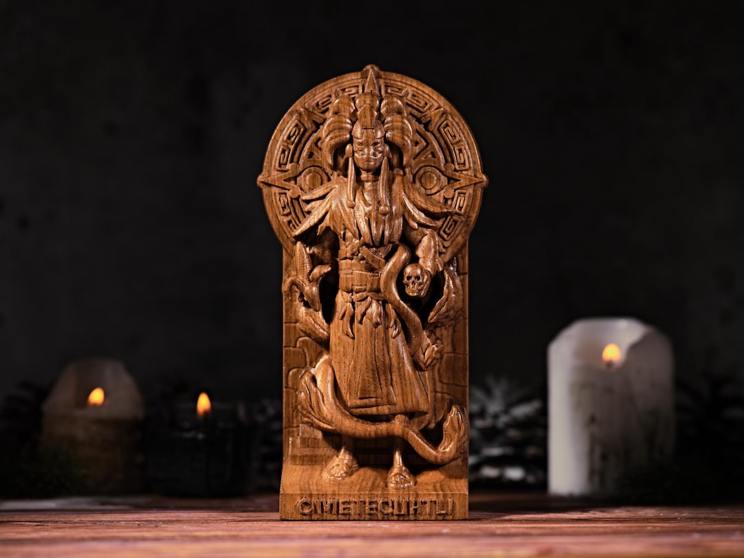 Ometecuhtli Aztec God, Aztec God, Aztec Statue, Mexican Art, Mayan God ...