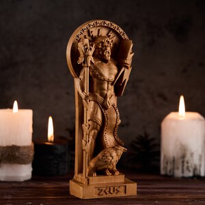 Zeus-Statue, griechischer Zeus-Gott, griechische Zeus-Statue ...