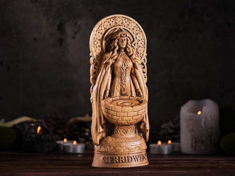 Cerridwen Celtic Statue, Ceridwen Goddess, Ceridwen Statue, Celtic Gods ...