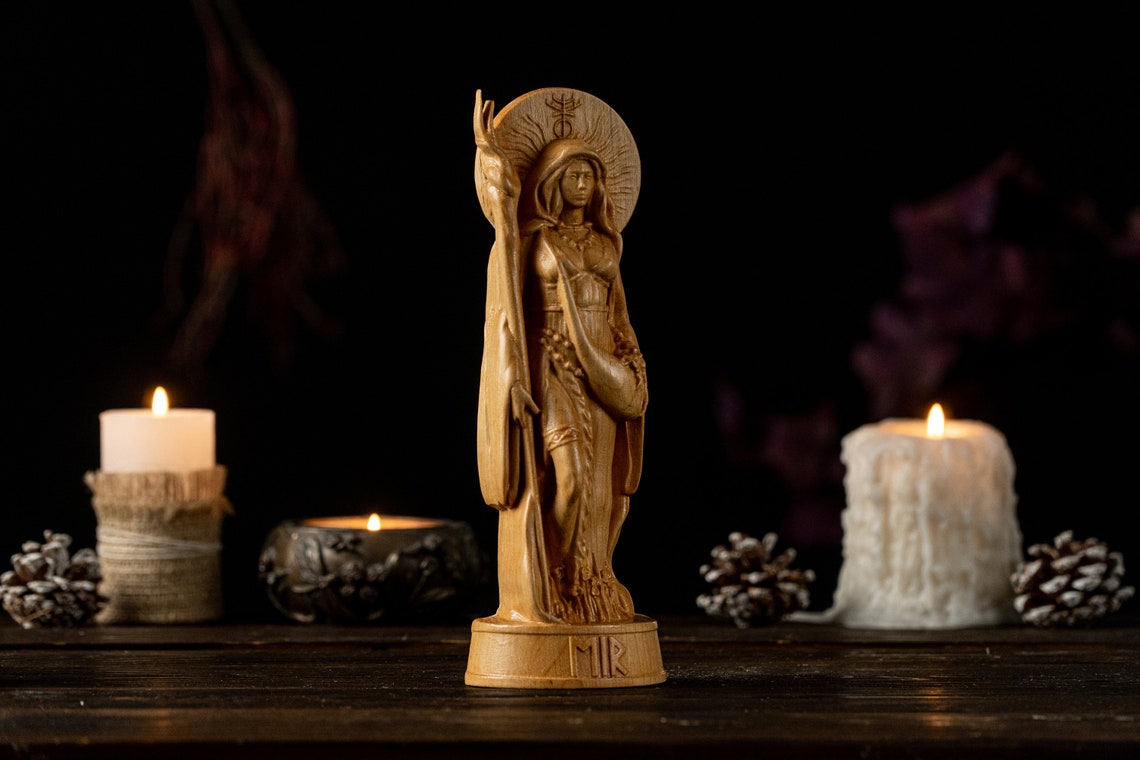 Eir Norse Goddess, Eir Goddess Figure, Norse Goddess, Pagan Statue ...