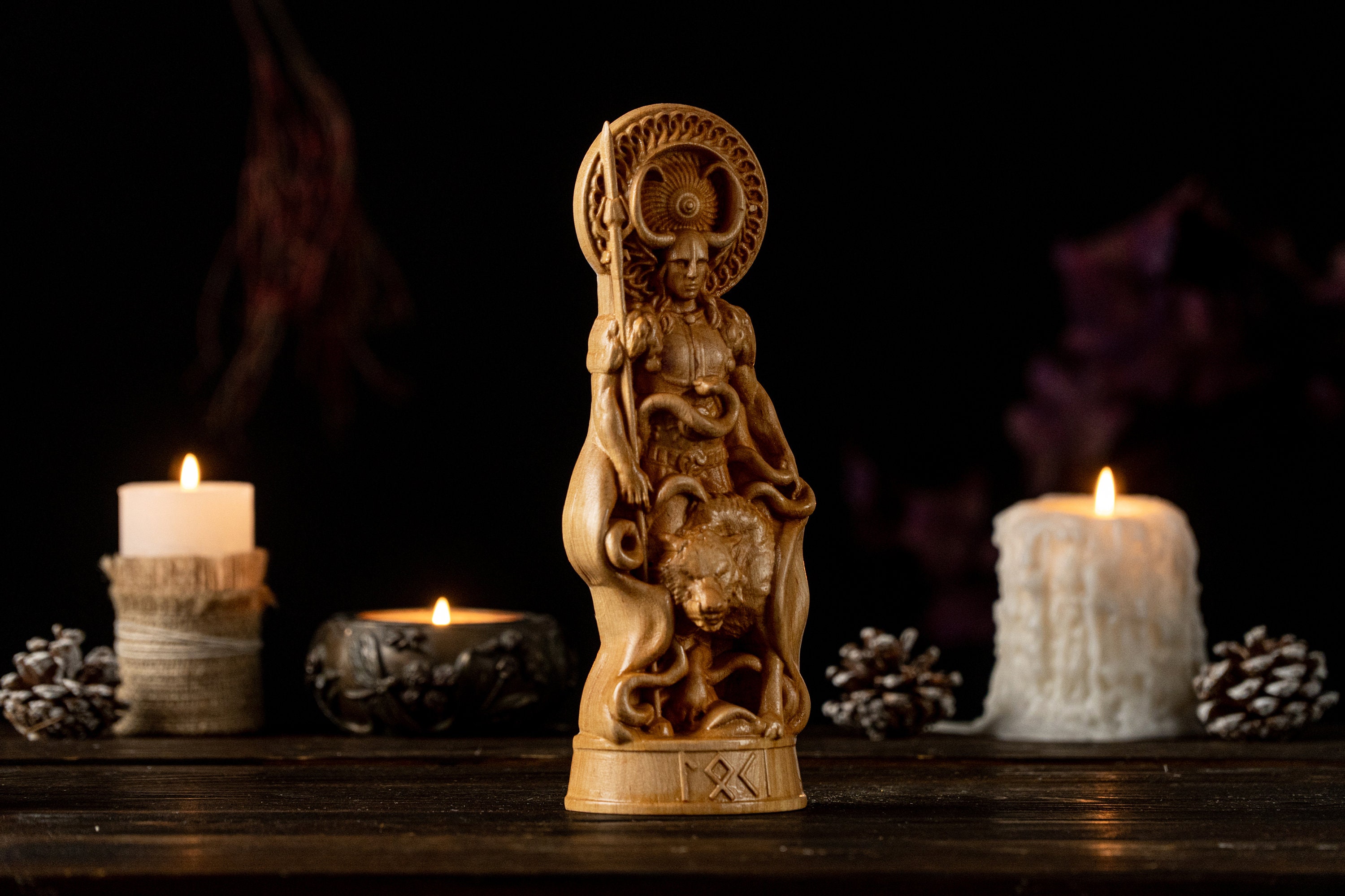 Loki Norse God Figure Loki Pagan Statue Norse Mythology - Etsy