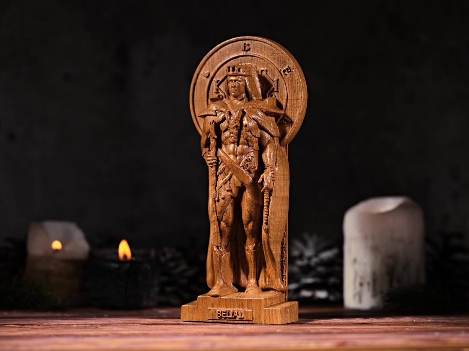 Belial Demon, Belial King Statue, Goetia King, Demonology Figure ...