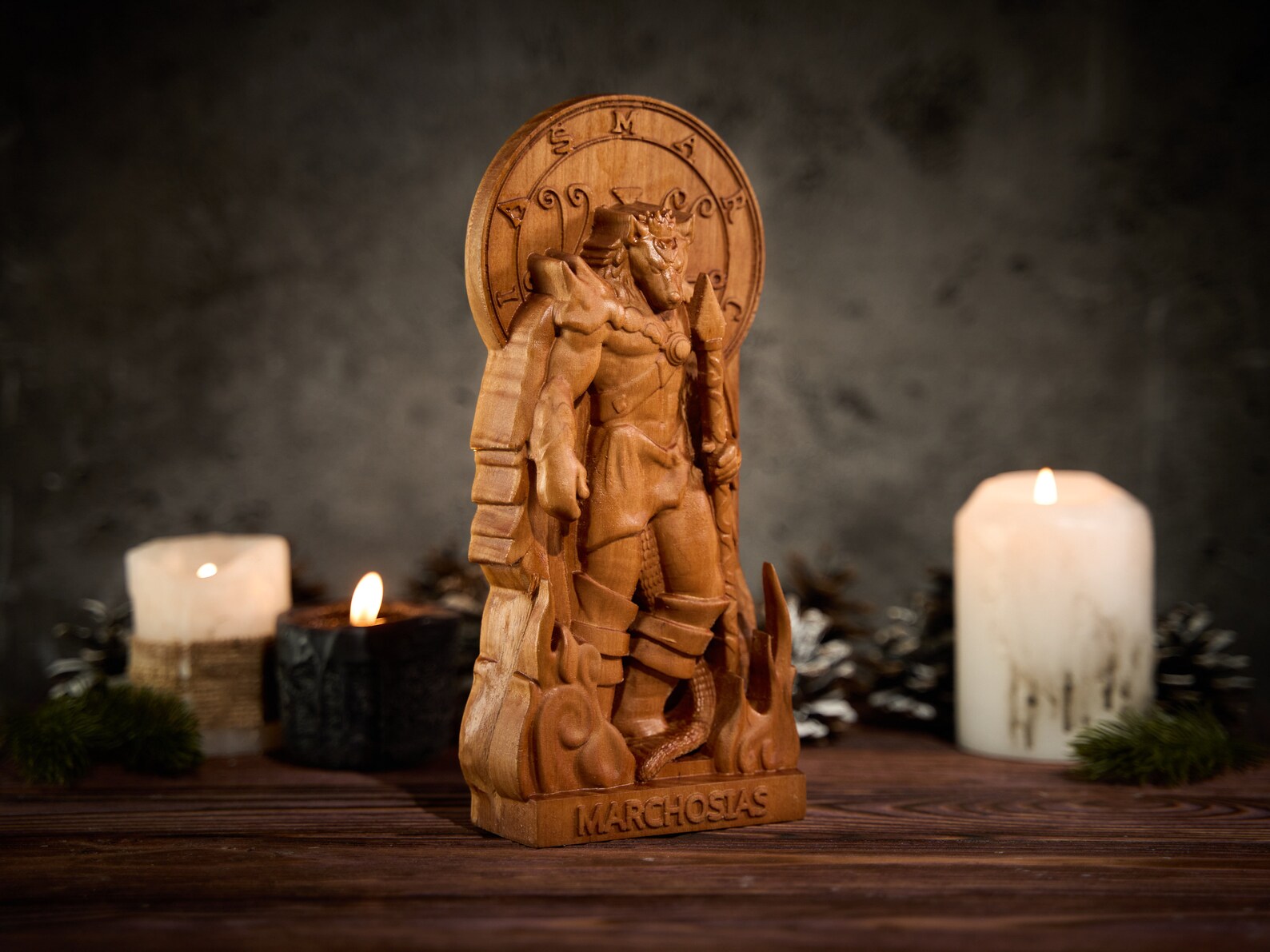 Marchosias Goetia Demon, Marchosias Statue, Demonology Figure, Goetia ...