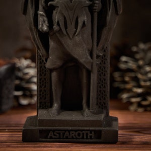Astaroth Demon, Astaroth Statue in Black, Goetia Demon, Demonology ...