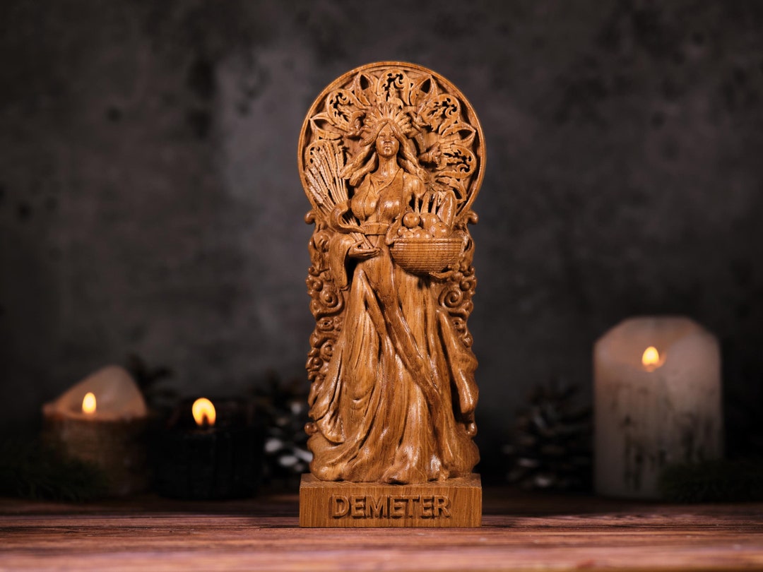 Demeter Greek Goddess, Demeter Greek Statue, Greek Goddess, Pagan ...
