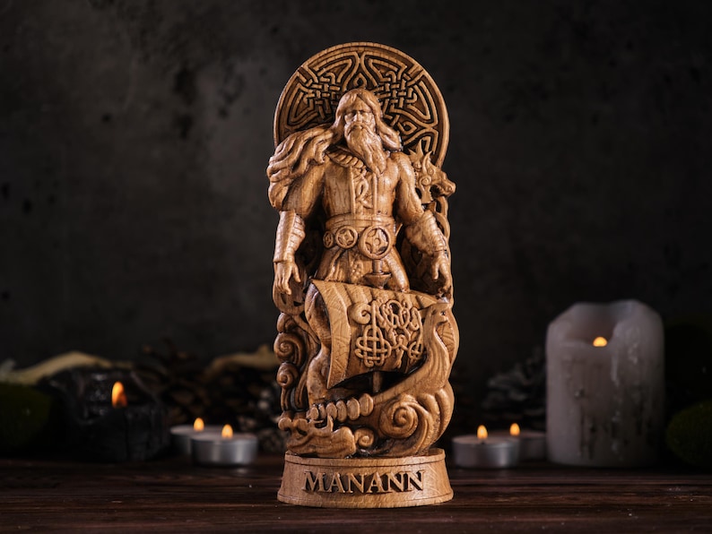 Manann Irish Statue, Manann Celtic Figure, Irish God, Celtic Gods ...