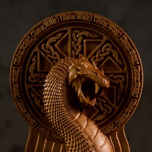 Jormungandr Statue, Jormungandr Norse Statue, Serpent Norse Statue ...