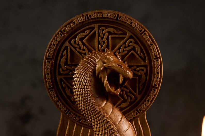 Jormungandr Statue, Jormungandr Norse Statue, Serpent Norse Statue ...