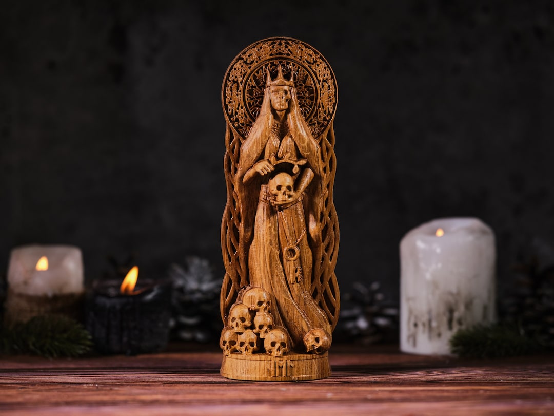 Hel Norse Goddess, Hel Viking Goddess, Pagan Altar Figure, Norse Gods ...