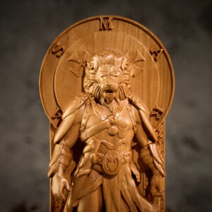 Marbas Goetia Demon, Marbas Statue, Demonology Figure, Goetia Demon ...