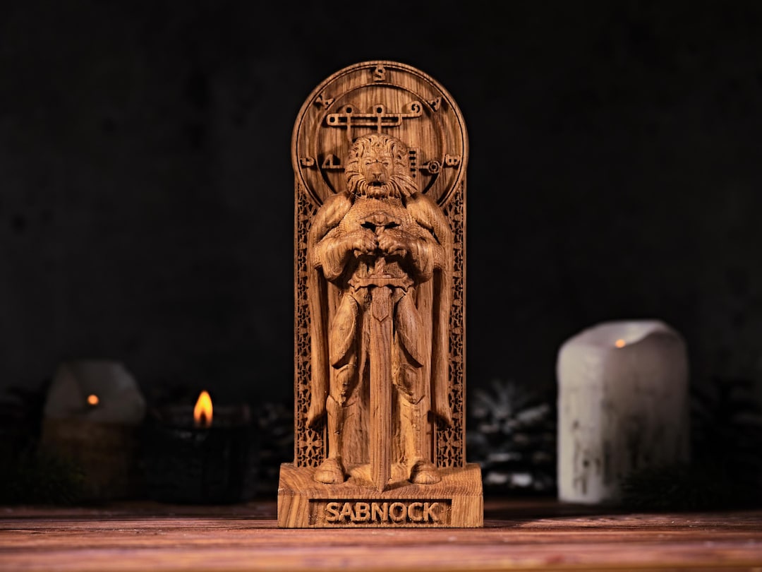 Sabnock Demon Statue, Sabnock Occult Statue, Sabnock Goetia Demon ...