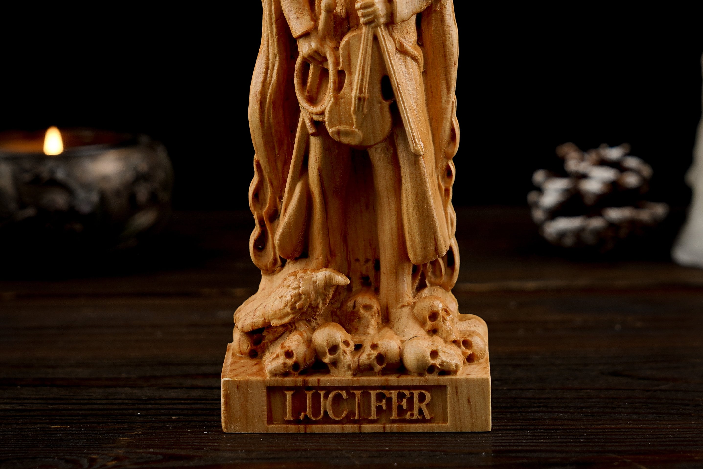 Lucifer Statue Satan Statue Lucifer Series Occultism - Etsy