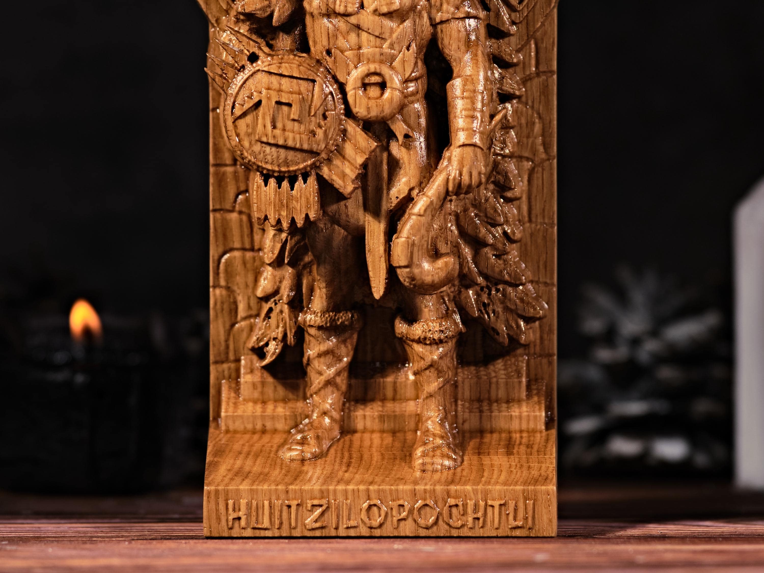 Huitzilopochtli Standbeeld Huitzilopochtli | Aztec God Of War & Sun