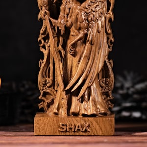 Shax Demon, Shax Statue, Shax Goetia Demon, Demonology Figure, Goetia ...