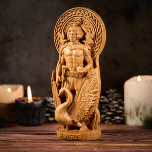 Aengus Irish God, Aengus Celtic God, Celtic Gods, Aengus Statue, Pagan ...