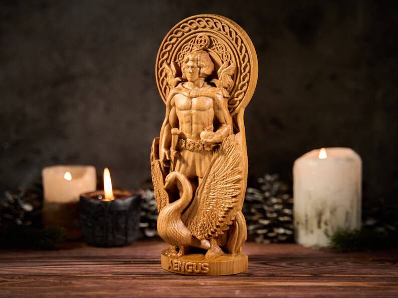 Aengus Irish God, Aengus Celtic God, Celtic Gods, Aengus Statue, Pagan ...