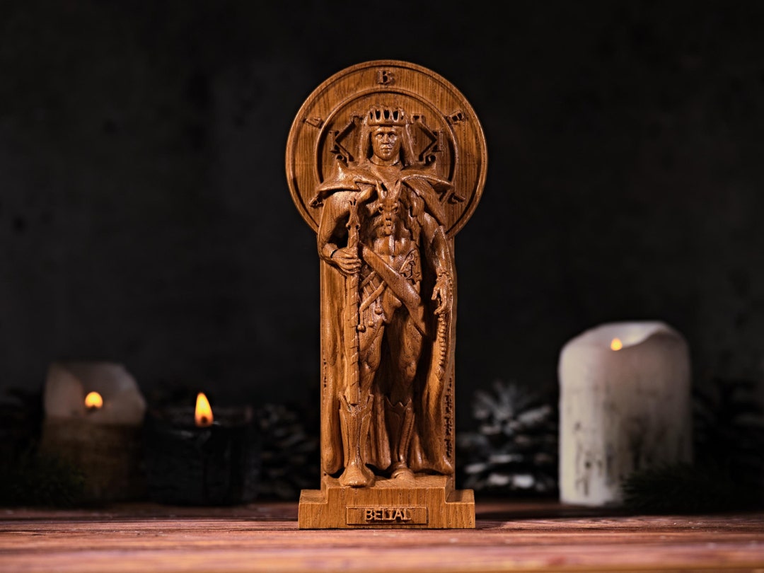 Belial Demon, Belial King Statue, Goetia King, Demonology Figure ...