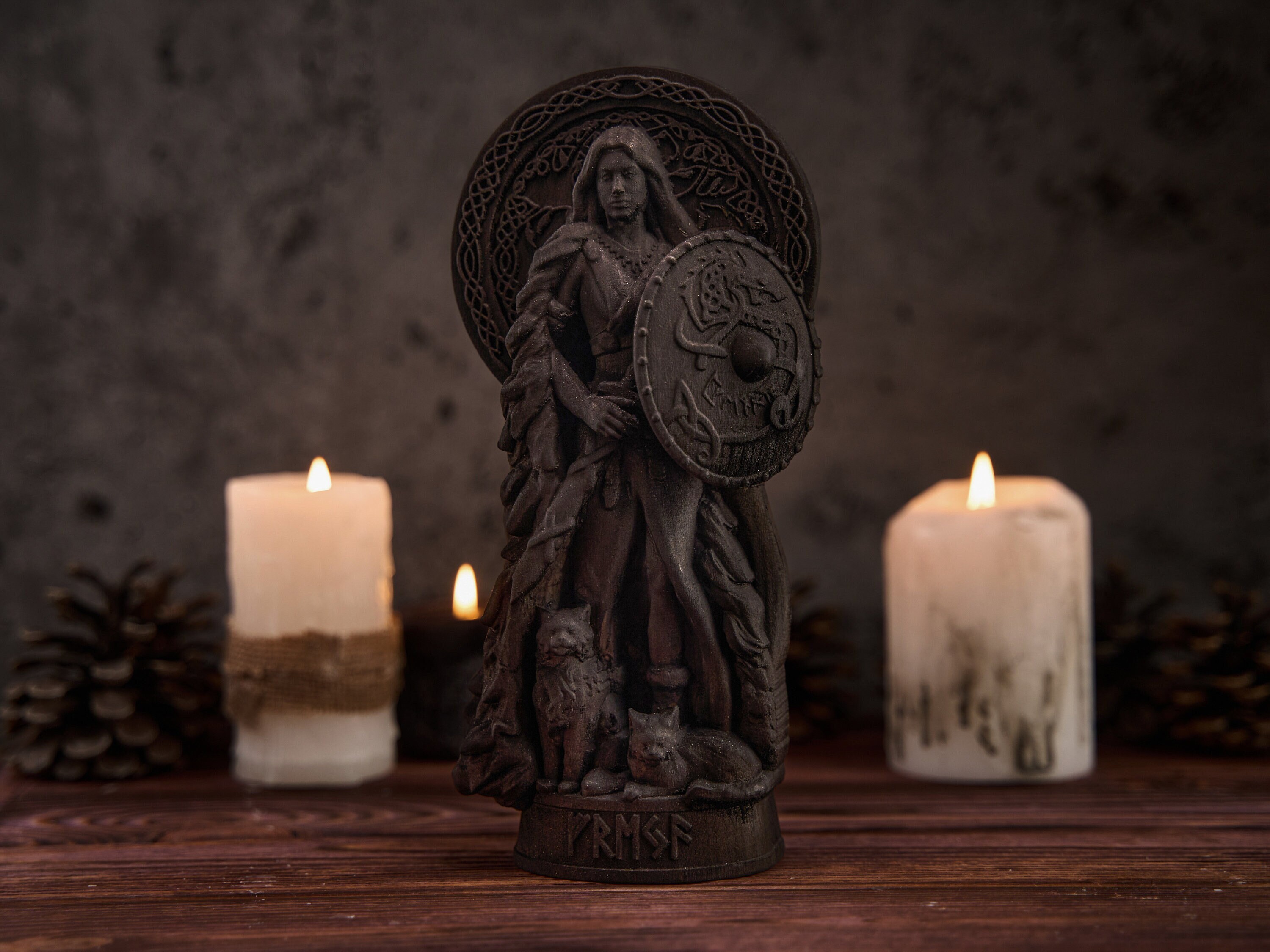 Black Freyja Statue, Freyja Goddess, Freyja Norse Goddess, Freyja ...