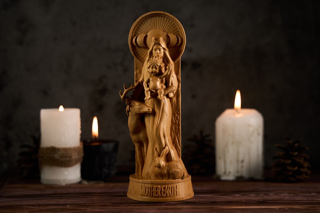 Mother Earth Statue, Gaia Greek Goddess Statue, Mother Goddess Statue ...