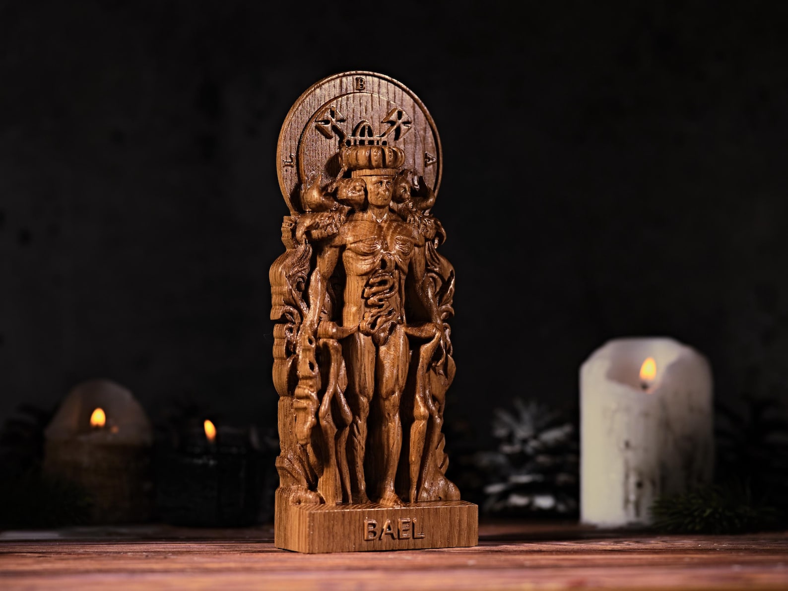 Bael Demon Statue, Bael Statue, Bael Goetia Figure, Demonology Figure ...