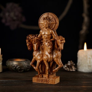 Helios Statue, Helios Greek God, Helios With 4 Horses, Helios Greek ...