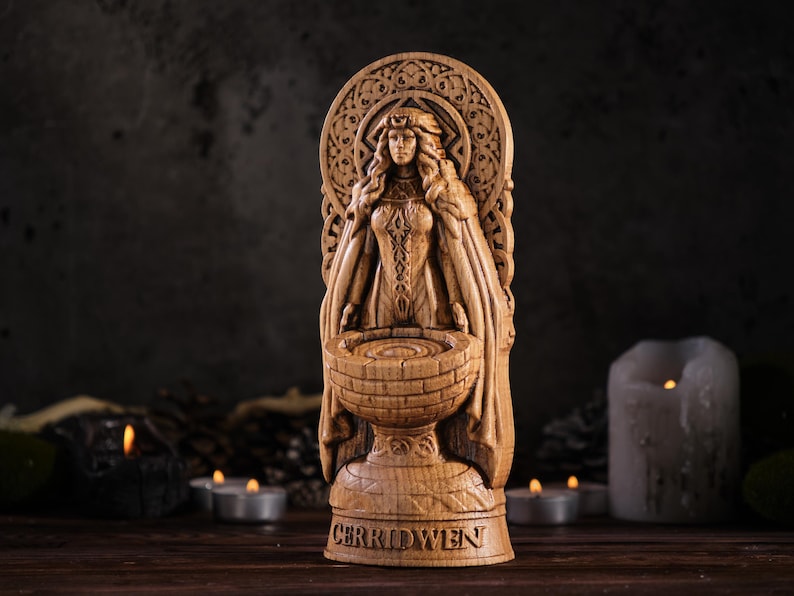 Cerridwen Celtic Statue, Ceridwen Goddess, Ceridwen Statue, Celtic Gods ...