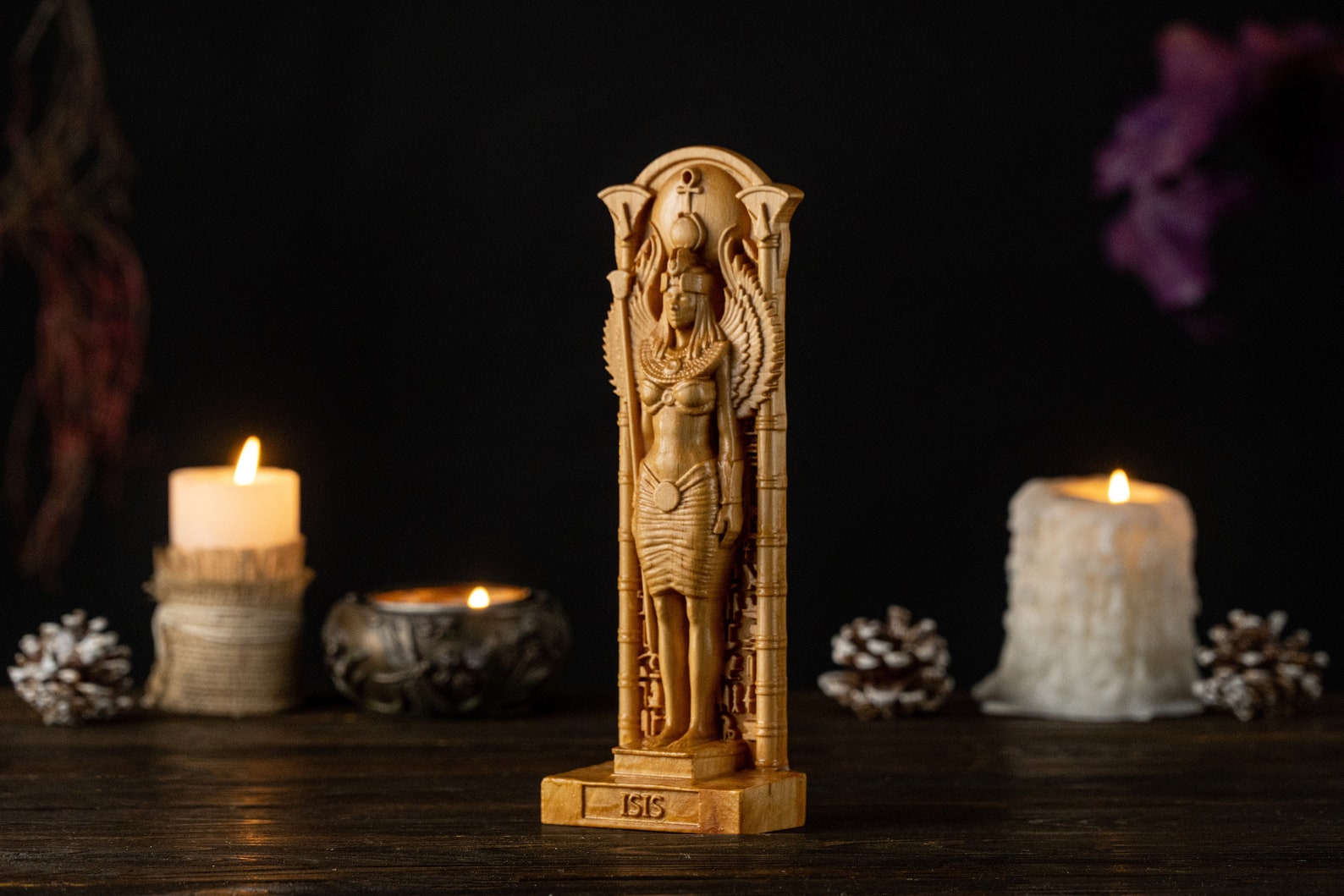 Isis Egyptian Goddess, Isis Statue, Ancient Egypt Gods, Egypt Gods ...