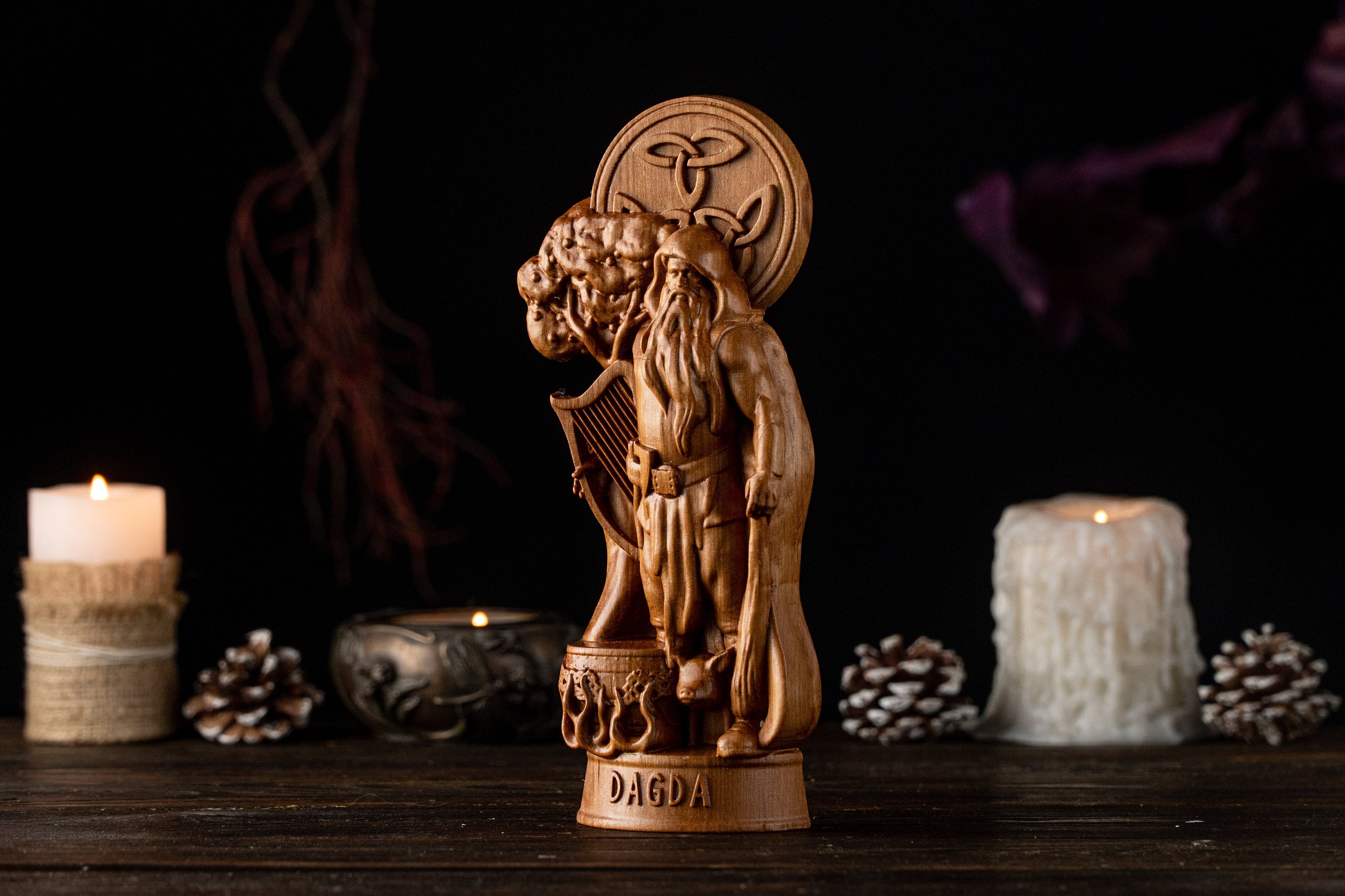 Dagda Irish God Dagda Irish Mythology | Etsy