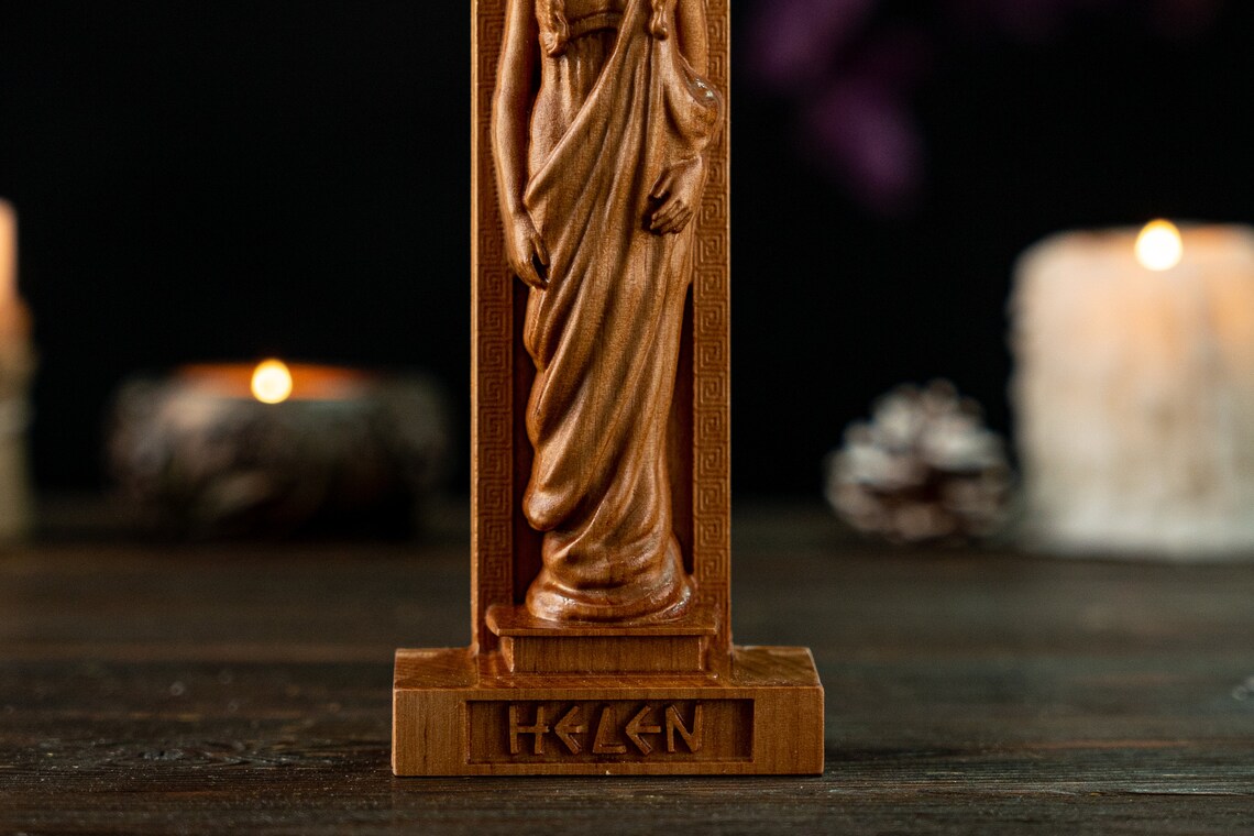Helen of Troy Greek Statue Helen Greek Goddess Pagan Statue - Etsy