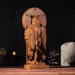 Stolas Goetia Demon, Stolas Statue, Demonology Figure, Goetia Demon ...