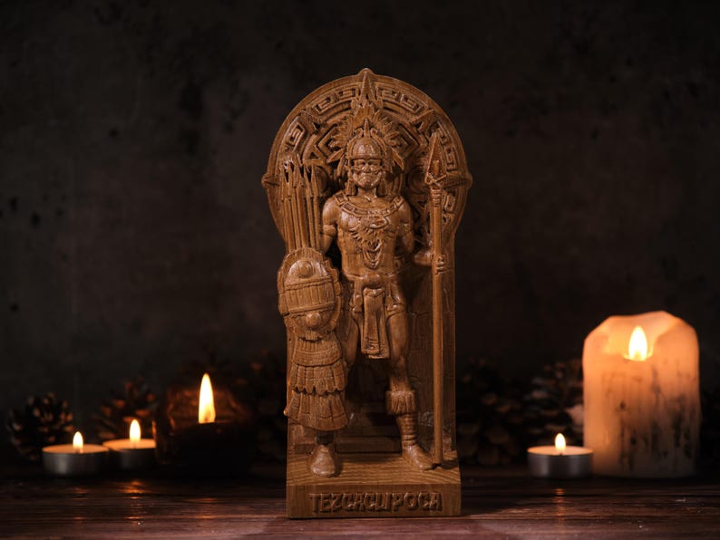 Tezcatlipoca Aztec God, Aztec God, Aztec Statue, Mexican Art, Mayan God ...