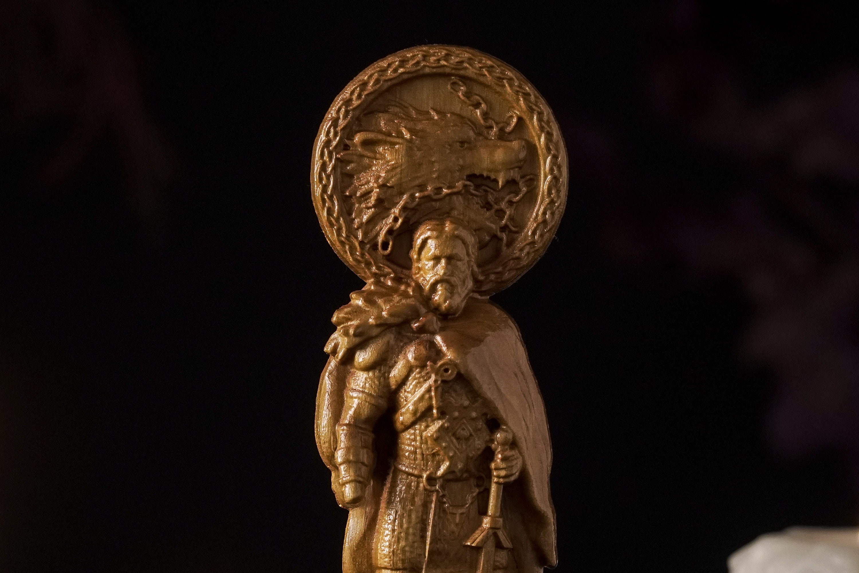 Tyr Norse God Statue, Tyr Statue, Pagan Altar Figure, Norse Gods, Pagan ...