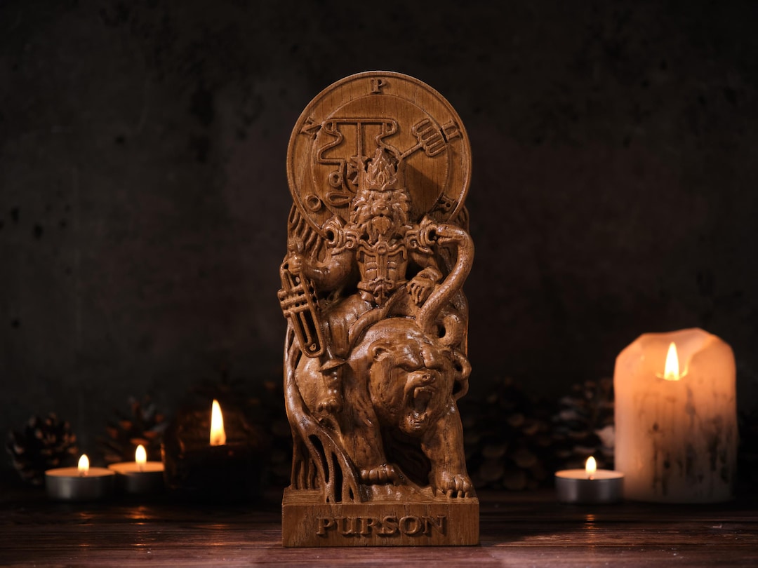 Purson King Demon, Purson King Statue, Purson Goetia King, Demonology ...