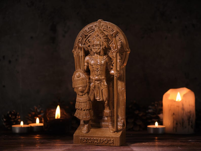 Tezcatlipoca Aztec God, Aztec God, Aztec Statue, Mexican Art, Mayan God ...