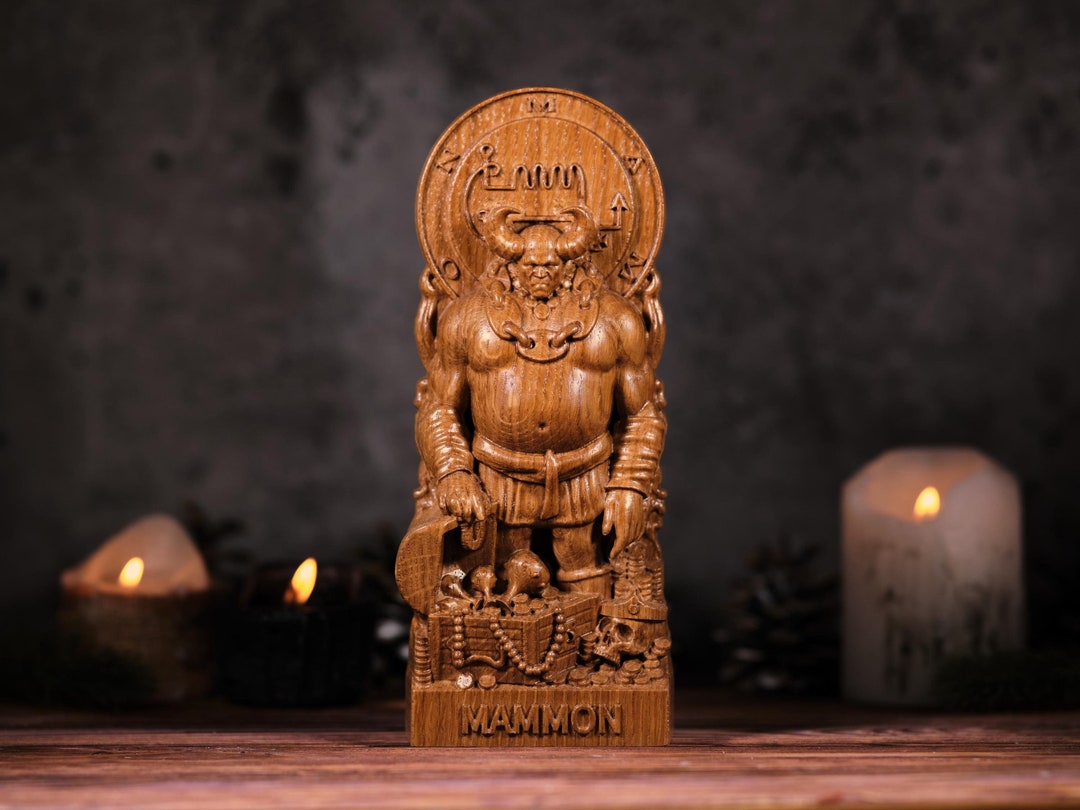 Mammon Demon Statue, Mammon Goetia Statue, Mammon Goetia Figure ...