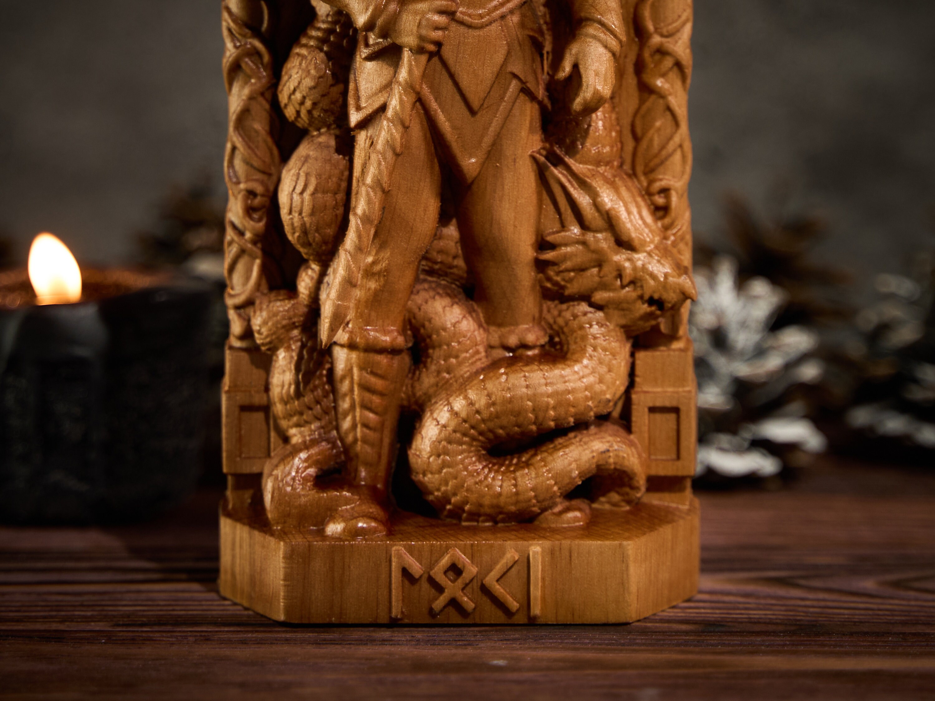 Loki Norse Statue, Loki Altar Statue, Norse Mythology, Pagan Altar ...