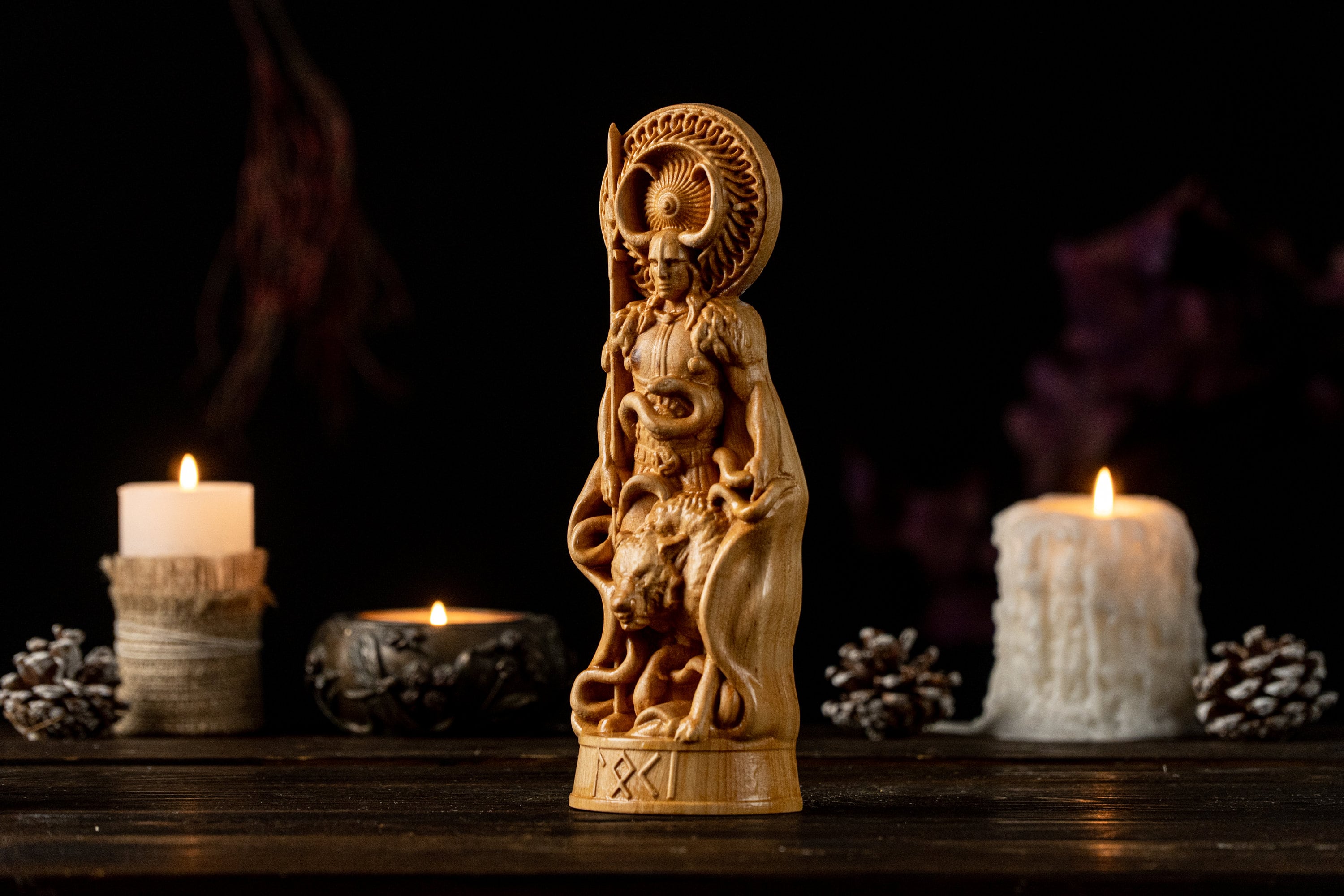 Loki Norse God Figure Loki Pagan Statue Norse Mythology - Etsy UK