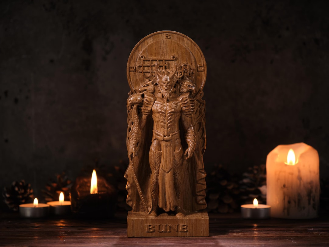 Bune Duke Demon, Bune Duke Statue, Bune Duke Goetia, Demonology Figure ...