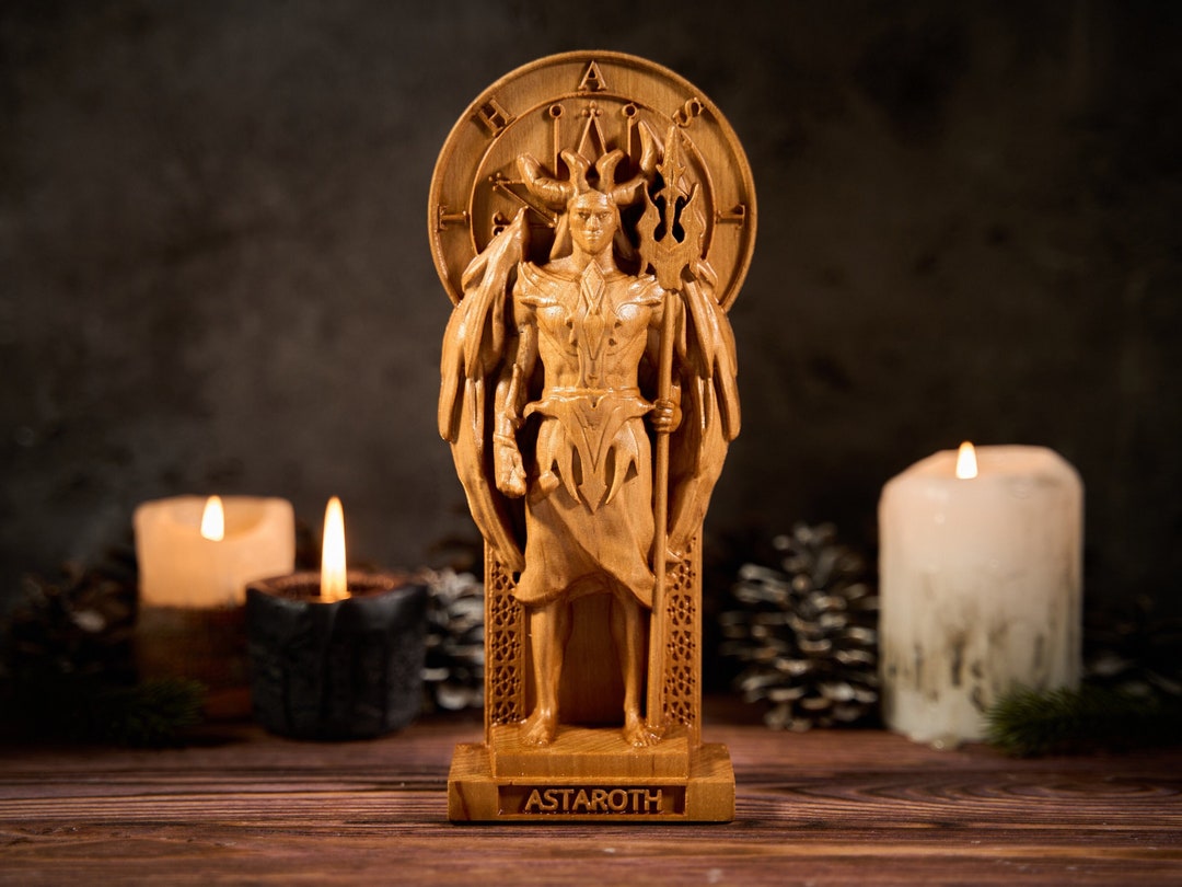 Astaroth Demon, Astaroth Statue, Goetia Demon, Demonology Figure, Goetia Astaroth, Pagan Altar ...