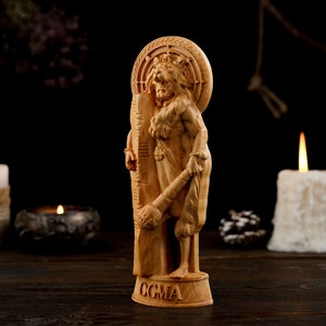 Ogma Cetic God Statue, Ogma Celtic God, Celtic Gods, Ogma Wood Figure ...