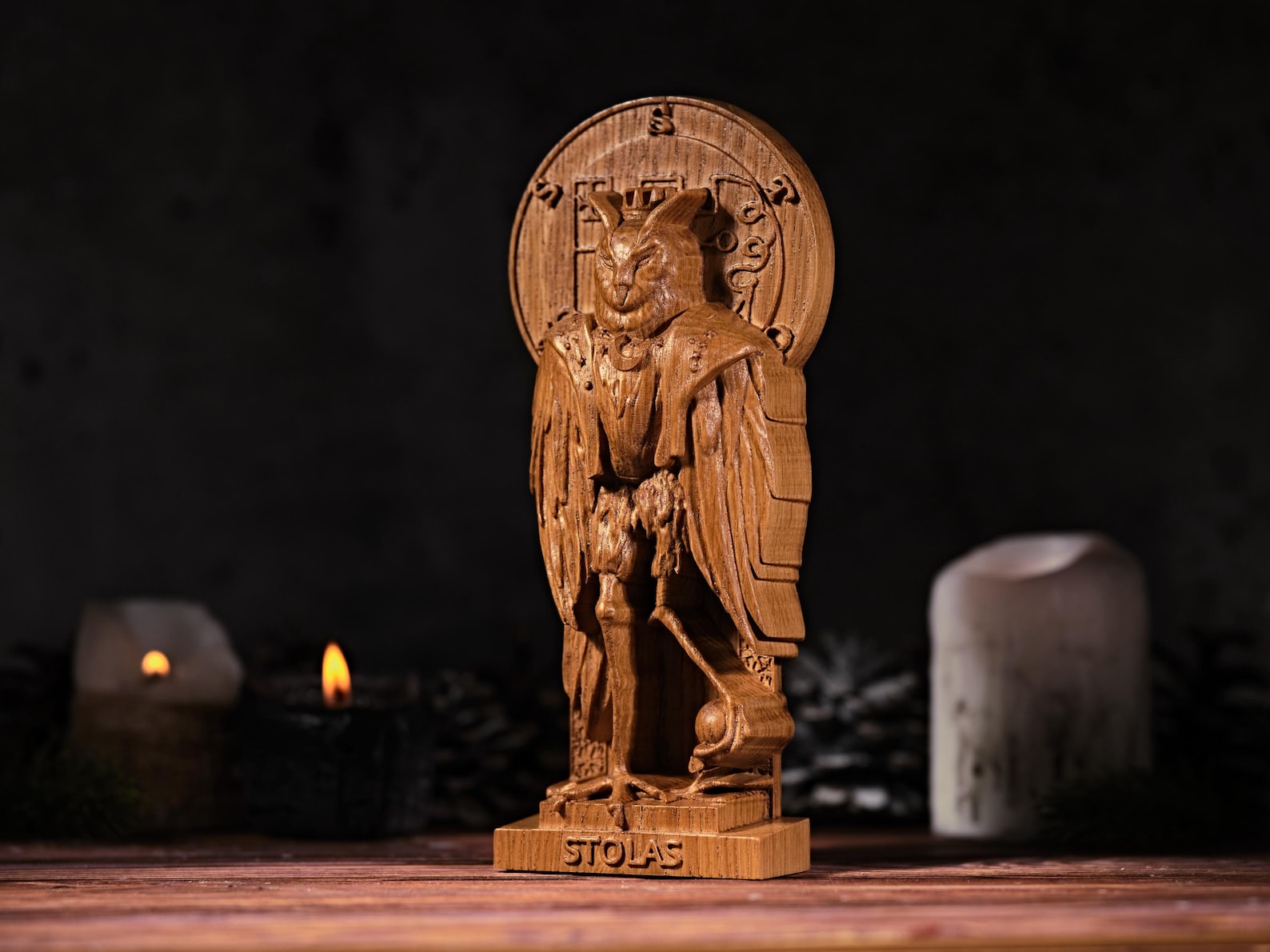 Stolas Goetia Demon, Stolas Statue, Demonology Figure, Goetia Demon ...