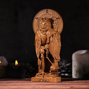 Stolas Goetia Demon, Stolas Statue, Demonology Figure, Goetia Demon ...