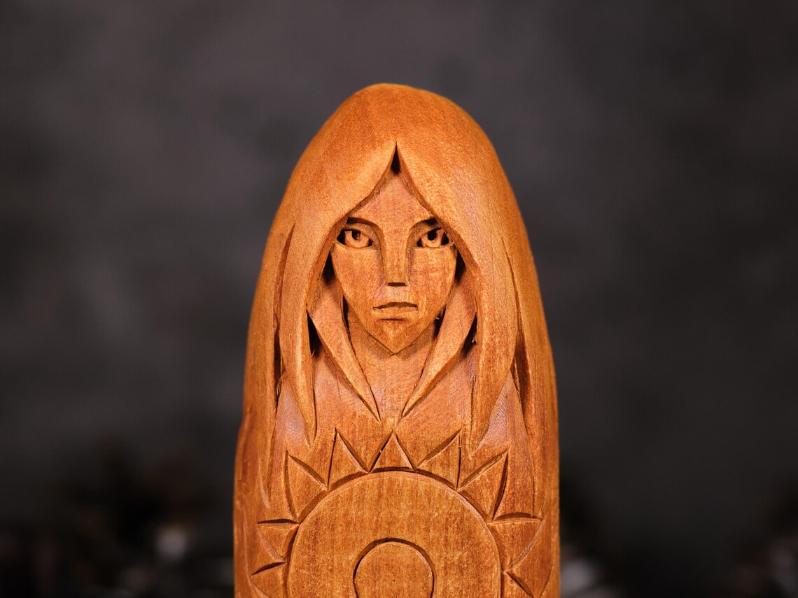 Sol Norse Goddess, Goddess Statue, Norse Goddes Statue, Viking Statue ...