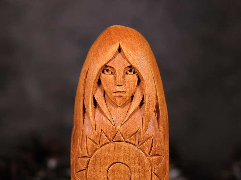 Sol Norse Goddess, Goddess Statue, Norse Goddes Statue, Viking Statue ...