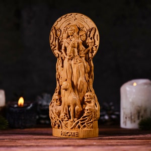 Hecate Wicca Goddess, Hecate Pagan Statue, Hekate Greek Goddess, Wicca ...