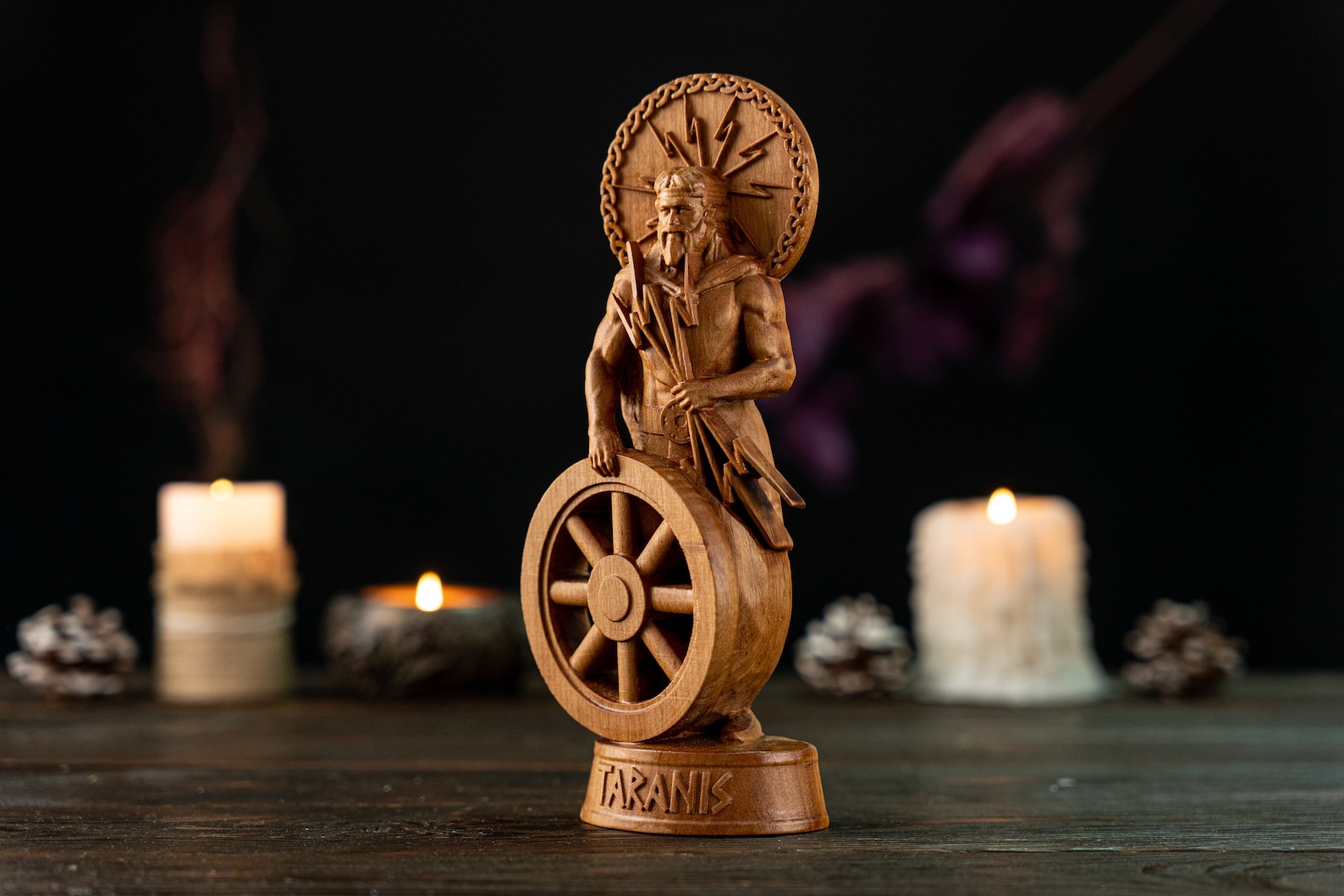 Taranis Celtic God Taranis Celtic Figure | Etsy